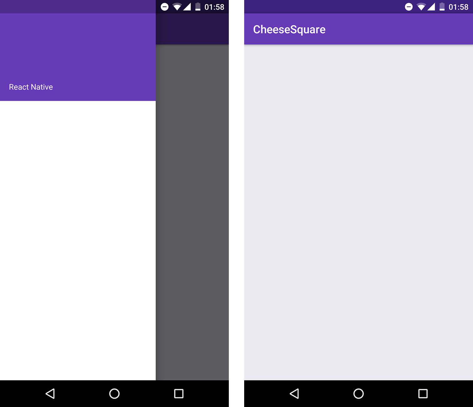 Android Drawer & StatusBar done right for React Native - {Callstack} Blog